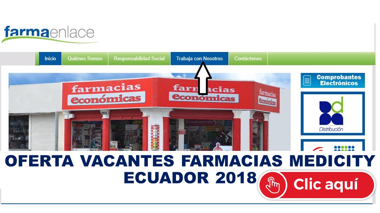 OFERTA VACANTES FARMACIAS MEDICITY ECUADOR 2018 Consulta Empleos